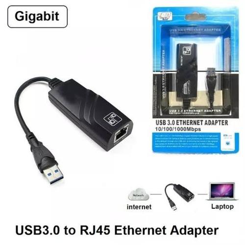 Jual USB 3.0 TO GIGABIT LAN ETHERNET ADAPTER 10/100/1000Mbps - USB TO ...