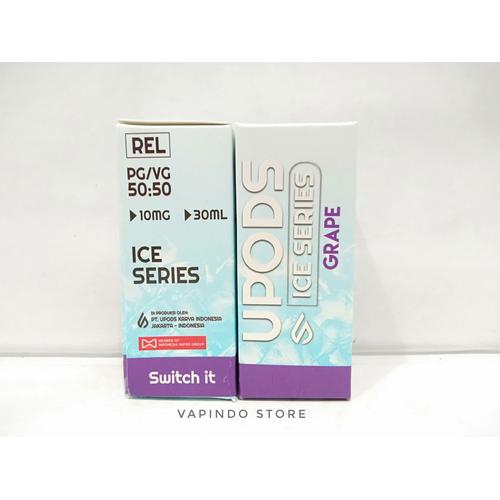 Jual ICE SERIES SALT UPODS GRAPE 30ML 10MG BY JUICE CARTEL PODS ...