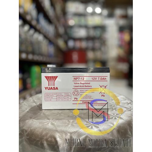 Jual Yuasa Aki Kering Baterai Industri NP7-12 Accu Battery UPS VRLA 12V 7AH - Kota Surabaya ...