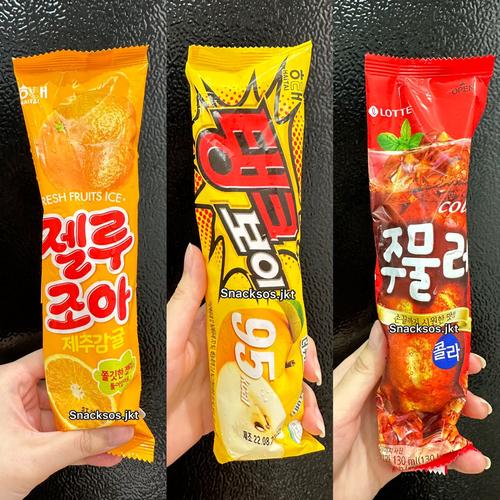 Jual LOTTE ICE ZUMULEE COLA / HAITAI ZELLUZOA ICE ORANGE / TANKBOY ICE ...