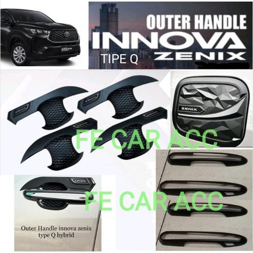 Jual HANDLE OUTER PINTU TANK COVER INNOVA ZENIX TIPE Q HYBRID 2023 HITAM - Hitam, TANK COVER ...