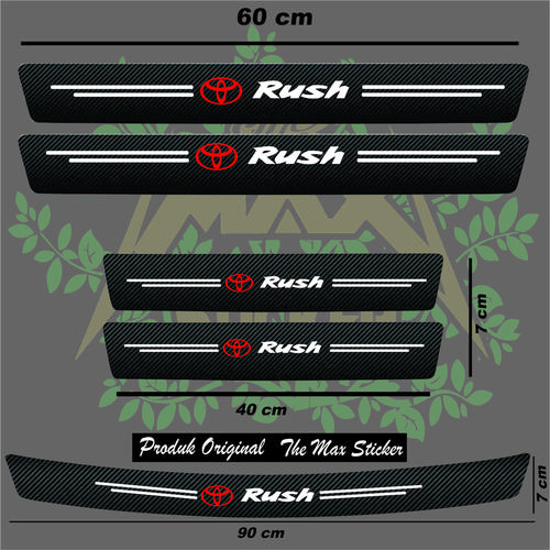 Jual Stiker Sill Plate Carbon 3d Pelindung Pijakan Pintu Mobil Toyota ...