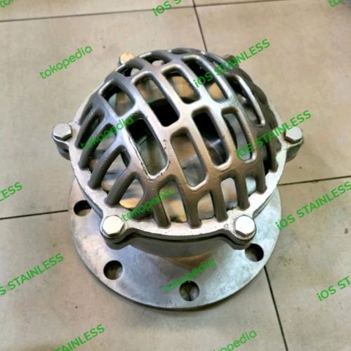 Jual Foot Valve Flange Stainless 5" Inch Jis 10K / Foot Valve SS304 ...