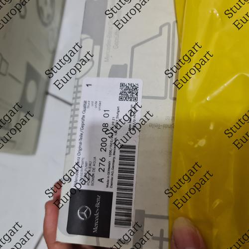 Jual WATERPUMP MERCY W222 A2762000801 FOR GL400 S400 E400 M276 ORI ...