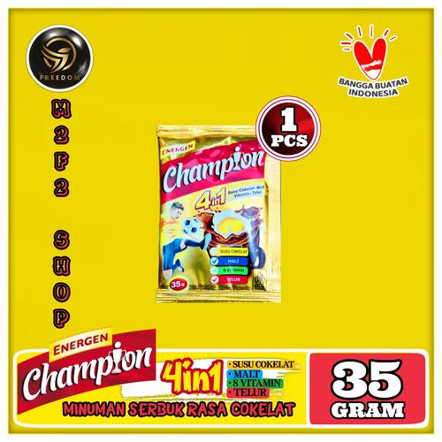 Jual Susu Bubuk Champion Energen Sachet Cokelat - 35 gr (Harga Satuan ...
