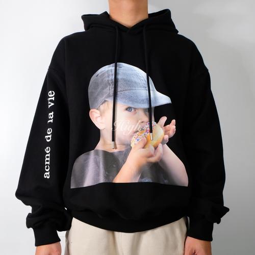 Promo ADLV Baby Face Cap Boy Hoodie Black 100% Authentic - 2 (L66 x P72 ...