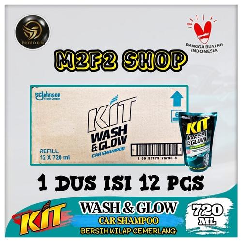 Jual KIT Wash And Glow Car Shampoo Mobil Refill - 720 ml (Harga Karton ...