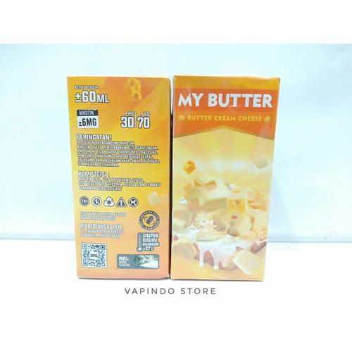 Jual NIC 6MG MY BUTTER V1 CREAM CHEESE BUTTER 60ML BY IDJ - Jakarta ...