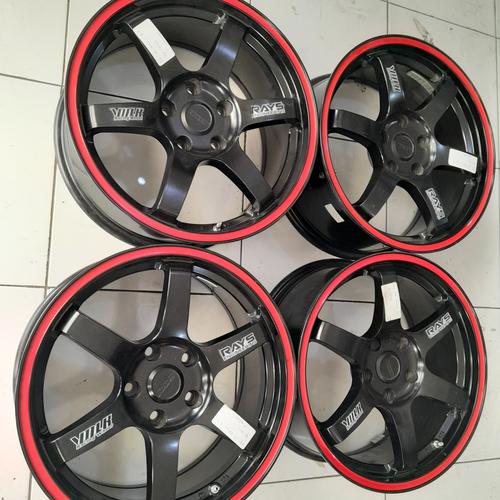 Jual velg te37 volk rays ring 17 pcd 5x114,3 r17 inova hrv civic camry ...