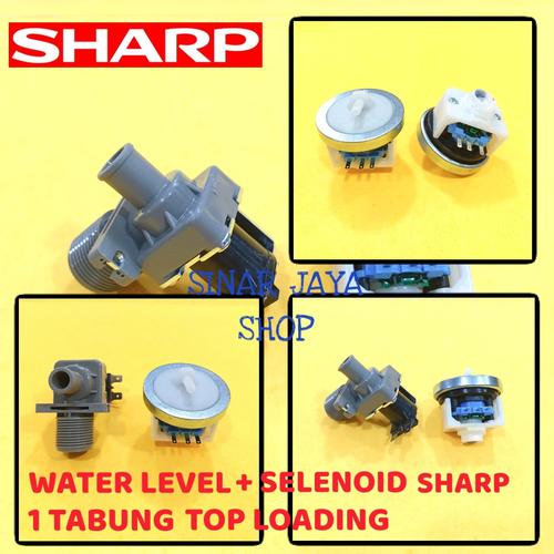Promo Water Level Sensor + Selenoid Inlet Mesin Cuci SHARP Top Loading ...