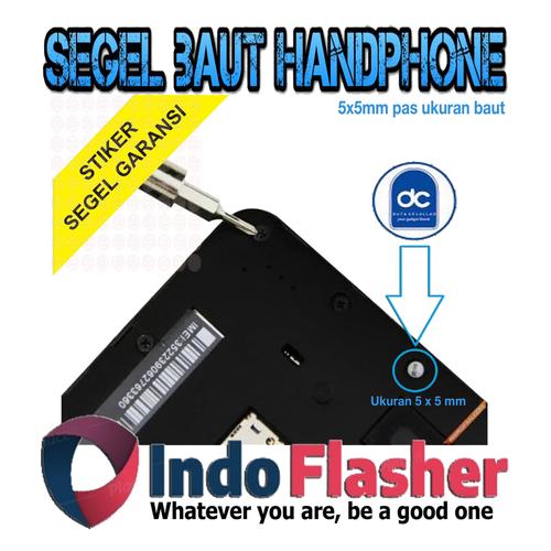 Jual Stiker Segel HP Segel Baut Handphone Segel Pecah Telur Ukuran 5mm ...