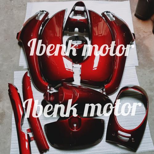Jual Cover Body Halus Scoopy Fi Merah Dark Candy/Body Alus Scoopy 2013 ...