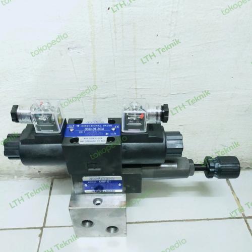 Jual Selenoid Valve Hydraulic set manifold and relief Valve - DC 12V ...