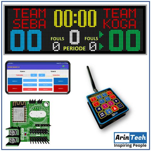 Jual Kontroller Score Board Papan Skor Wireless Wifi P10 2x3 - Tampilan ...