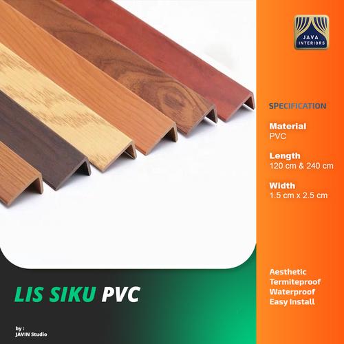 Jual Step Nosing List Siku L Tangga PVC 2.4M untuk Lantai Vinyl - WLL ...