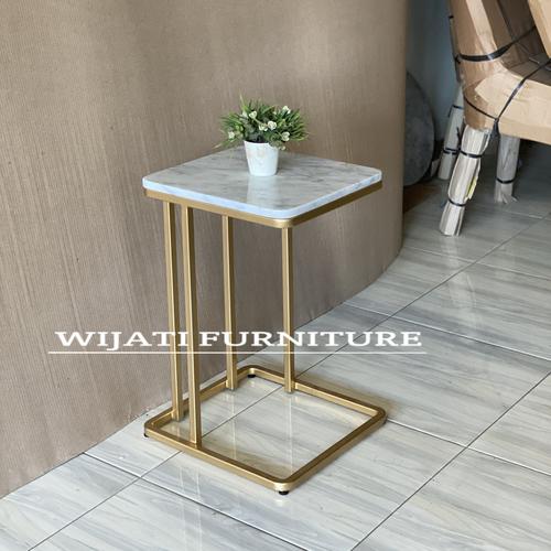 Jual meja sudut marmer side Table Minimalis Meja Pojok Marmer Carrara ...
