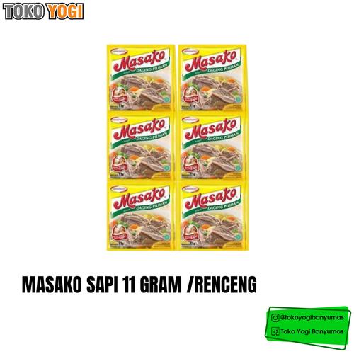 Jual MASAKO - BUMBU - SAPI SACHET/RENCENG ISI 10 & PACK 100 GRAM - PACK ...