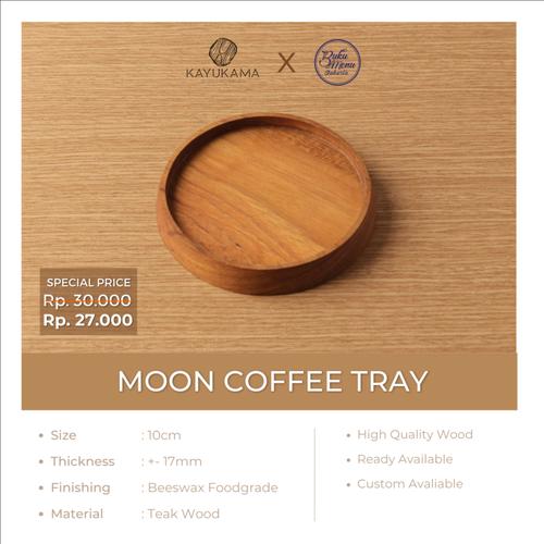Promo BMJ - Moon Coffee Tray Tatakan minuman gelas Kayu Jati - Restoran ...