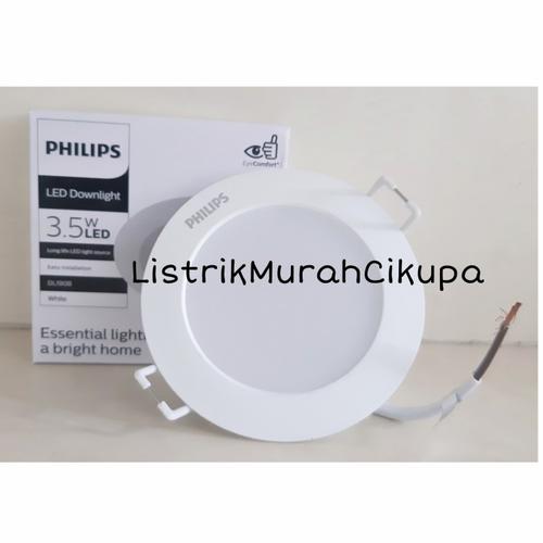 Jual Downlight Philips LED Eridani 3,5W DL190B 6500K Putih | 3000K Kuning - Kuning - Kab ...