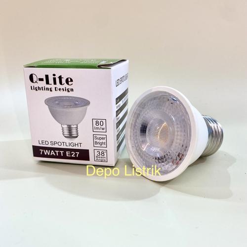 Jual Lampu LED Spotlight 7Watt E27 Q-Lite / Lampu Sorot - 3000k - Jakarta Barat - Depo Listrik ...