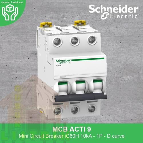 Promo Schneider Electric MCB iC60H 3P 50A 10kA, 15kA - A9F84350 Acti9 Acti 9 Cicil 0% 3x - Kab ...