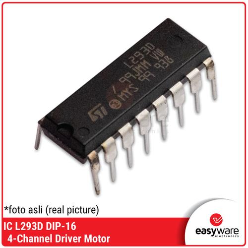 Jual L293D L293 DIP-16 IC L293 MOTOR DRIVER 4 CHANNEL IC - Kota Bandung - EasyWare Electronics ...