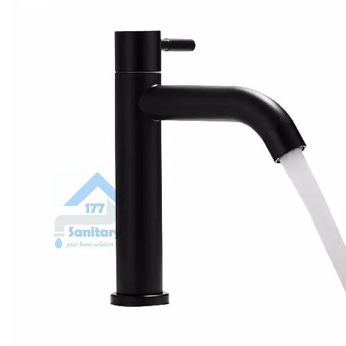 Jual Kran wastafel Hitam NT-keran air cuci tangan stainless 304 black ...