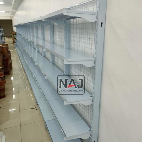 Jual Rak gondola single minimarket 5 susun shelving - TxPxL120x90x29 ...