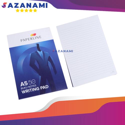 Jual PAPERLINE BLOK NOTE A5 BUKU NOTES WRITING PAD NOTEPAD 50 LEMBAR ...