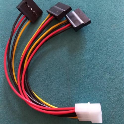 Jual Splitter MOLEX 4pin Male To 3 Sata universal hdd ssd 2.5 PC - 2 ...