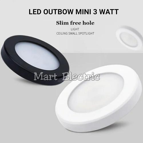 Jual LAMPU DOWNLIGHT LED MINI TEMPEL OUTBOW 3 WATT 220V / LAMPU CABINET ...
