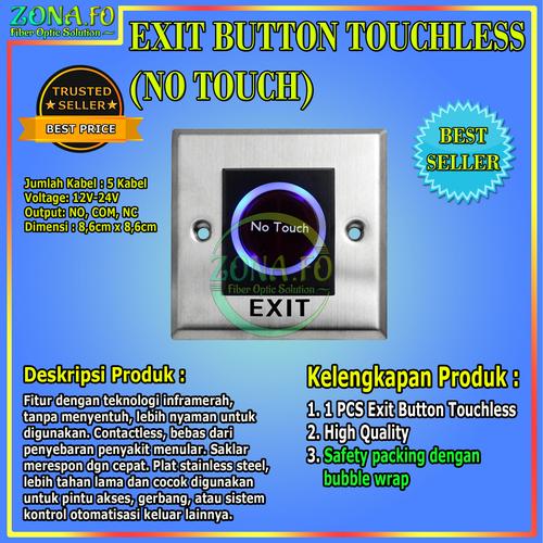 Jual Exit Button Infrared Touchless No Touch Exit Button Access Door - Kota Tangerang - Zona FO ...