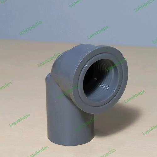 Jual Elbow 90deg/Knee Drat Dalam (KDD) PVC AW Rucika dia. 1/2 x 1/2 ...