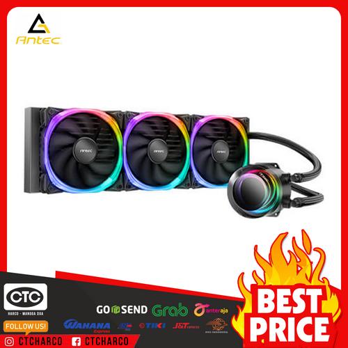 Promo CPU Cooler Antec Vortex 360 ARGB Liquid Cooler - 120 PWM ARGB Fan ...