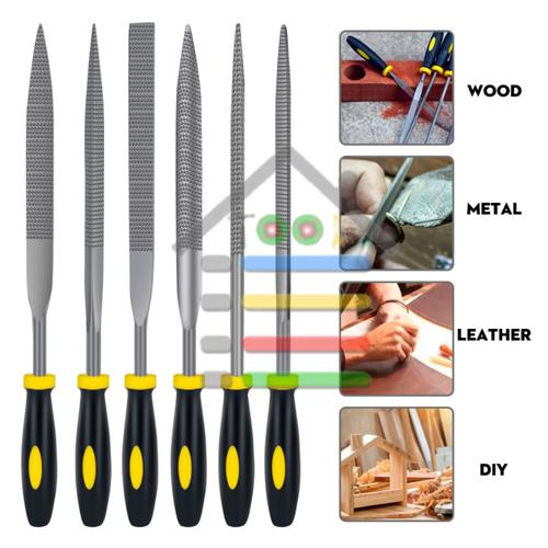 Jual 6in1 KIKIR TANGAN MINI METAL FILING RASP MEEDLE FILE WOOD TOOLS ...