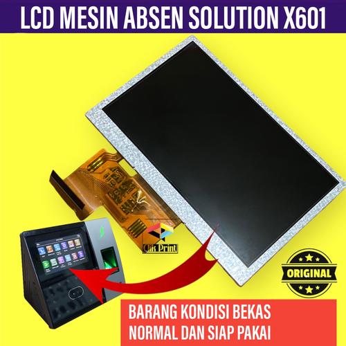 Jual LCD Panel Mesin Absen Solution X601 Plus Kabel Flexible - Jakarta ...