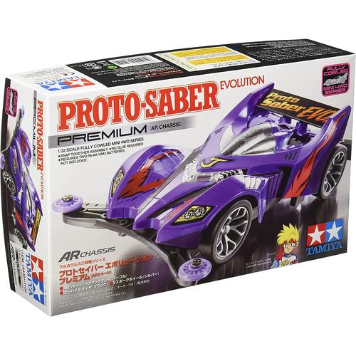 Jual Tamiya Full Cowl Mini 4WD Series No.48 Proto Saber Evolution ...