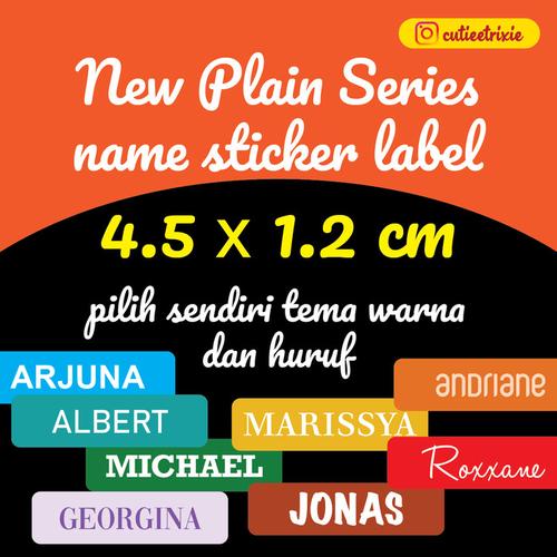 Jual Label Sticker Nama Anak Waterproof 1 - Jakarta Barat - Cutie ...