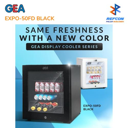 Promo Showcase Mini GEA EXPO 50FD / EXPO 50 FD Black 50 Liter Cicil 0% ...