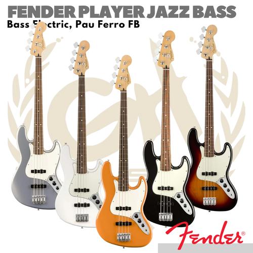 Promo FENDER PLAYER JAZZ BASS Guitar Electric, Pau Ferro FB | Bass ...