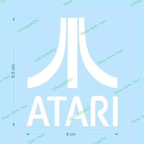 Jual Cutting Sticker Stiker Atari Classic Console Logo Vinyl Oracal - Putih - Jakarta Utara ...