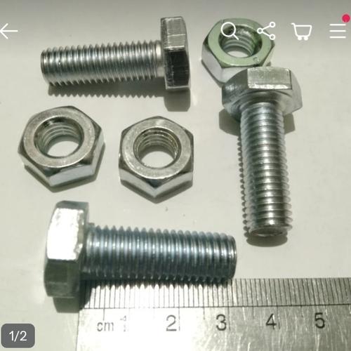 Jual BAUT MUR PUTIH BMP M10X30MM GALVANIS KUNCI 17 - Jakarta Pusat - ZAFA MOTOR 88 | Tokopedia