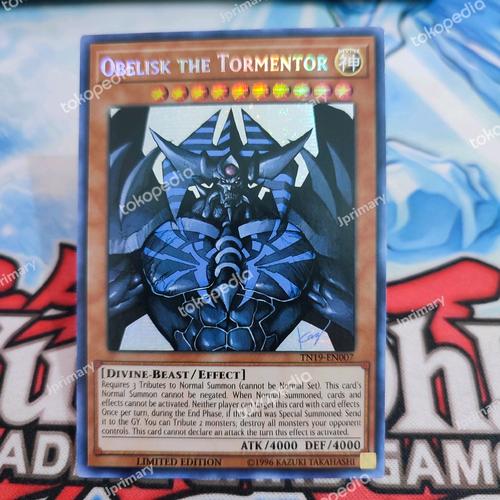 Jual yugioh obelisk the tormentor TN19 prismatic secret rare original ...