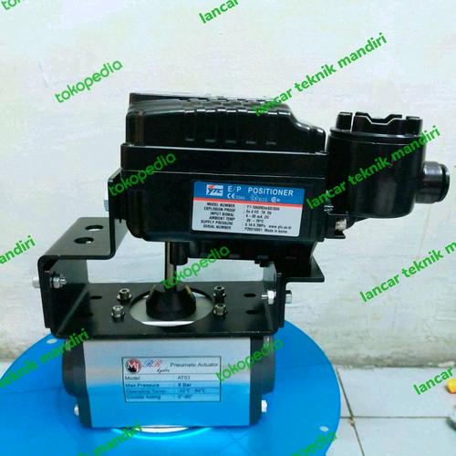 Jual rotary positioner YT-1000R set actuator double acting - AT75 ...