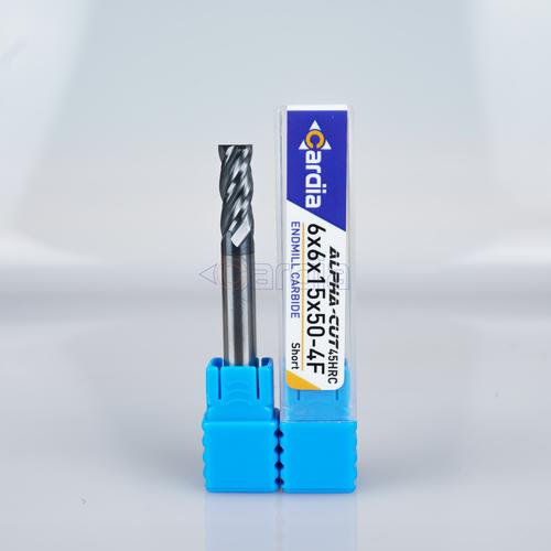 Jual Endmill 6 mm x Long 50 | 75 | 100| 150 4F 45 HRC Flat End Mill ...