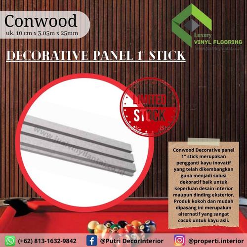 Jual Conwood Decorative panel 1" stick uk. 10cm x 3,05m x 25mm ...