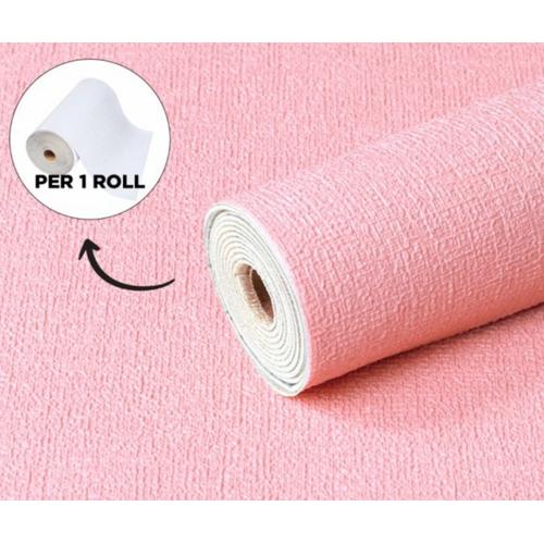 Jual Wallpaper Foam Linen Roll Serat Linen Wallpaper Dinding Polos Roll ...