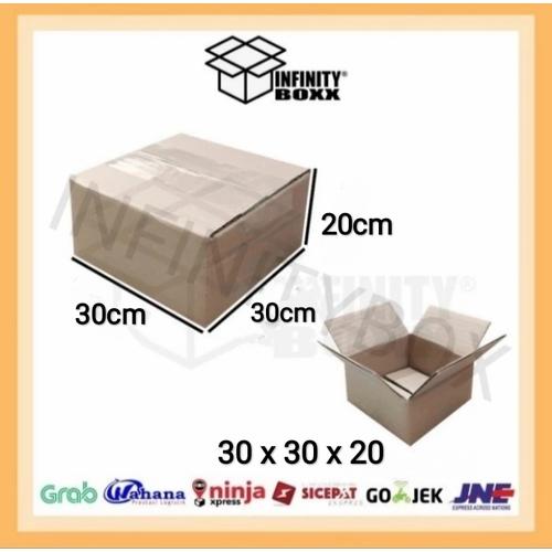 Jual kardus box packaging packing 30x30x20 cm POLOS SHEET - Jakarta ...