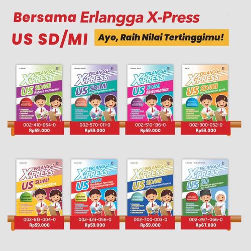 Jual Buku Soal Erlangga X-Press US SD Matematika IPA IPS Bahasa PPKn ...