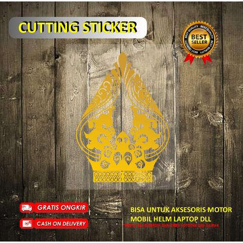 Jual Sticker Cutting Wayang Gunungan stiker mobil motor KEREN. - Putih ...